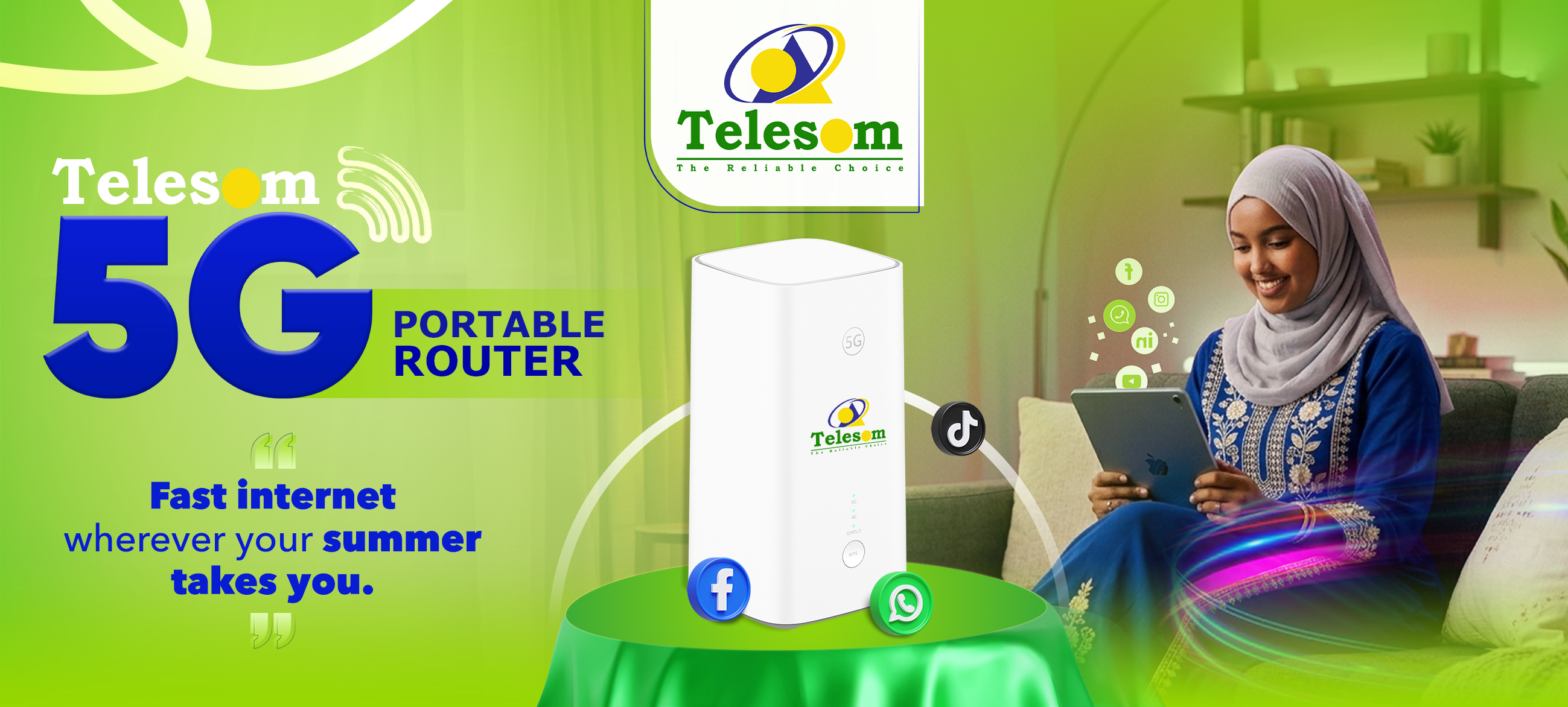Telesom Summer Offer - 5G & Fiber - Telesom